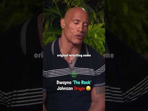 How Dwayne Johnson Got The Name ‘The Rock’