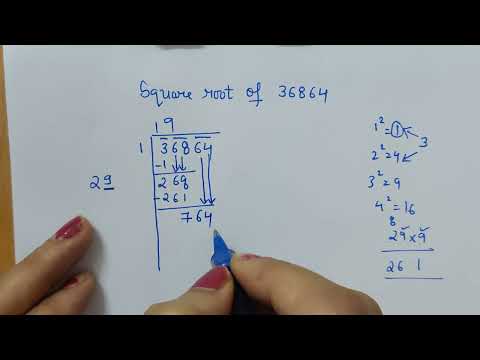 39684 : Square root by long division method.