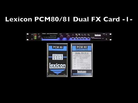 LEXICON PCM 80 DUAL FX V1.0 ALGORITHM CARD FOR PCM 80 / 81 | Reverb