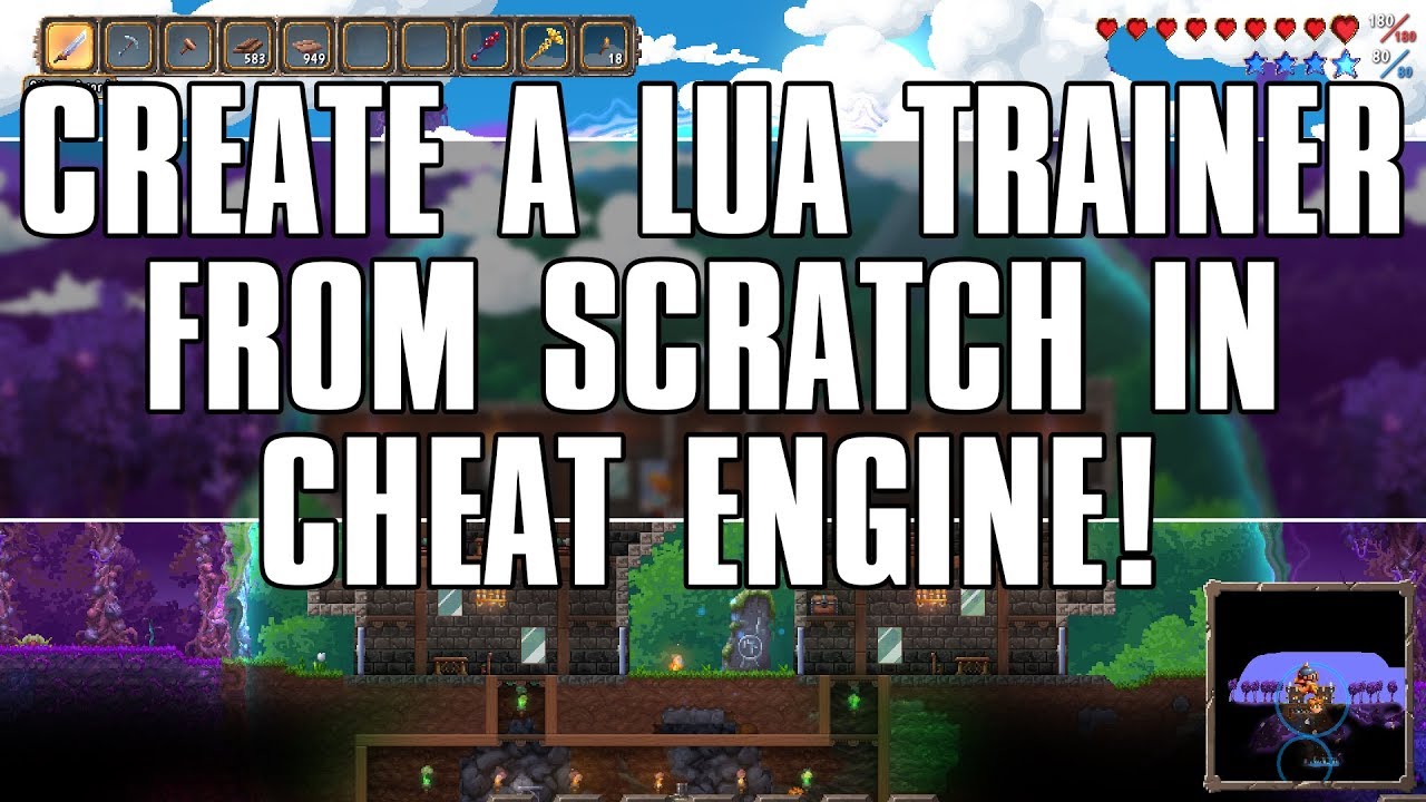 Lua Tutorial: Coding a Trainer from Scratch in Cheat Engine! [Terraria]