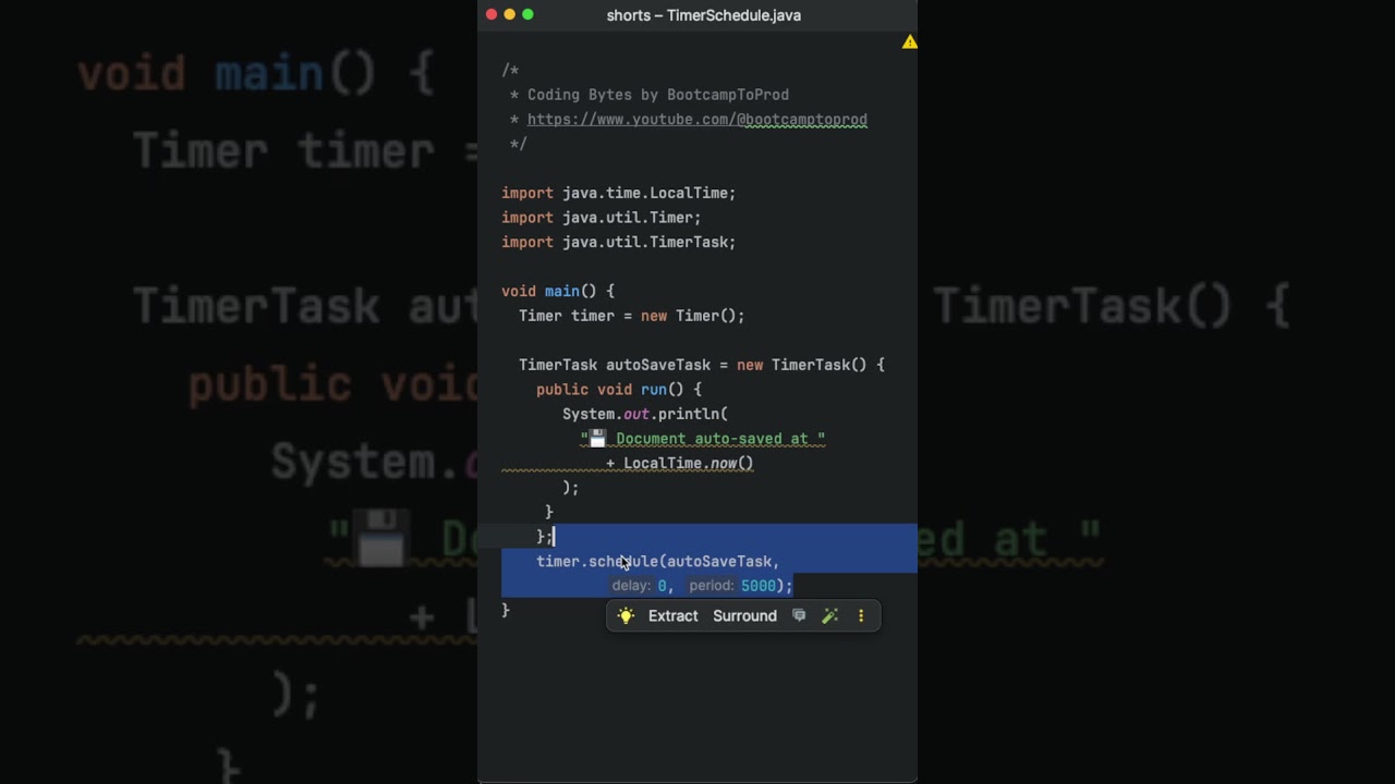 ⏰ Java Timer: Schedule a Task Easily!