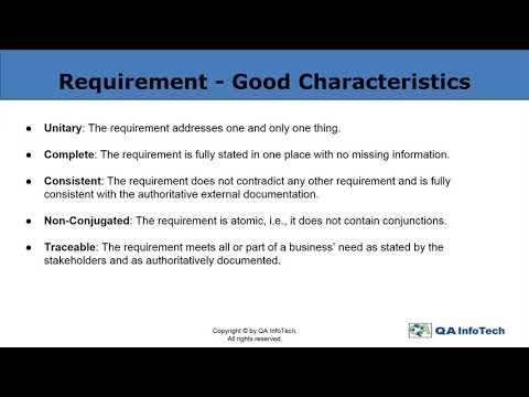 Software Testing Requirement Analysis