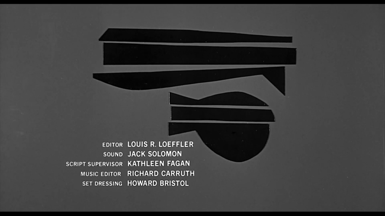 Anatomy of a Murder Title Sequence by Saul Bass