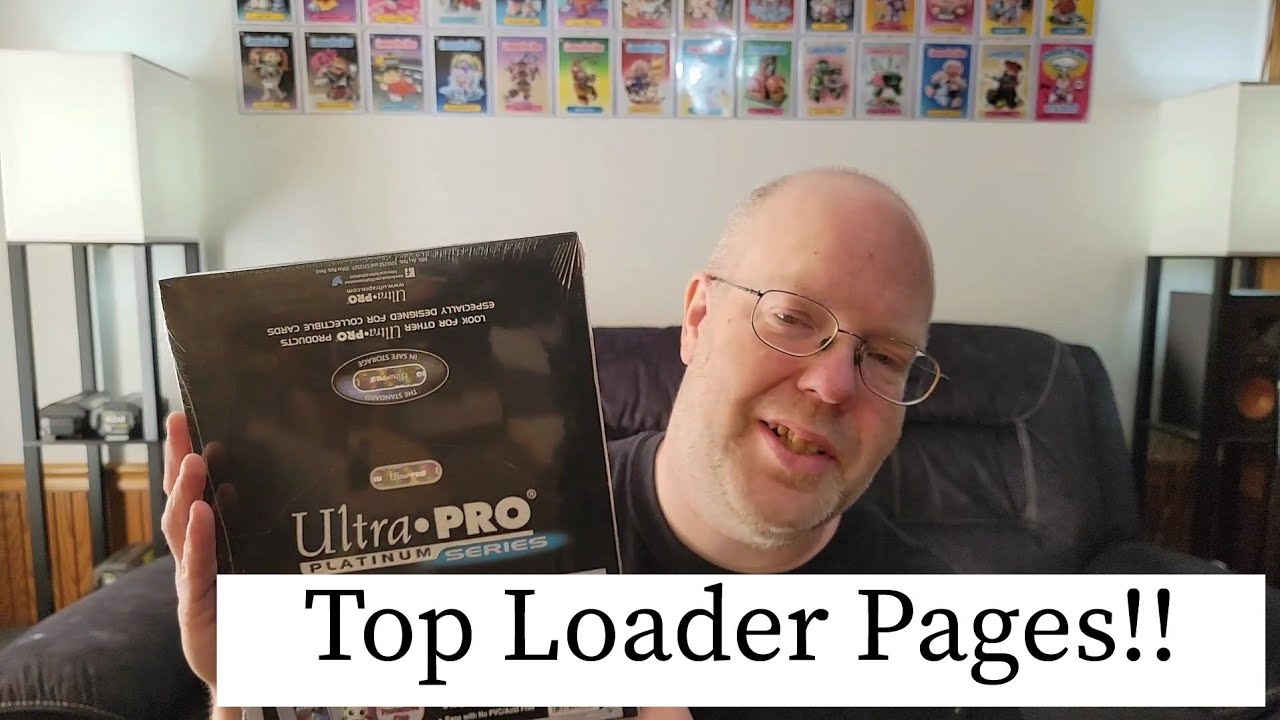 Ultra Pro Toploader 4 Pocket Secure Page Unboxing and Review
