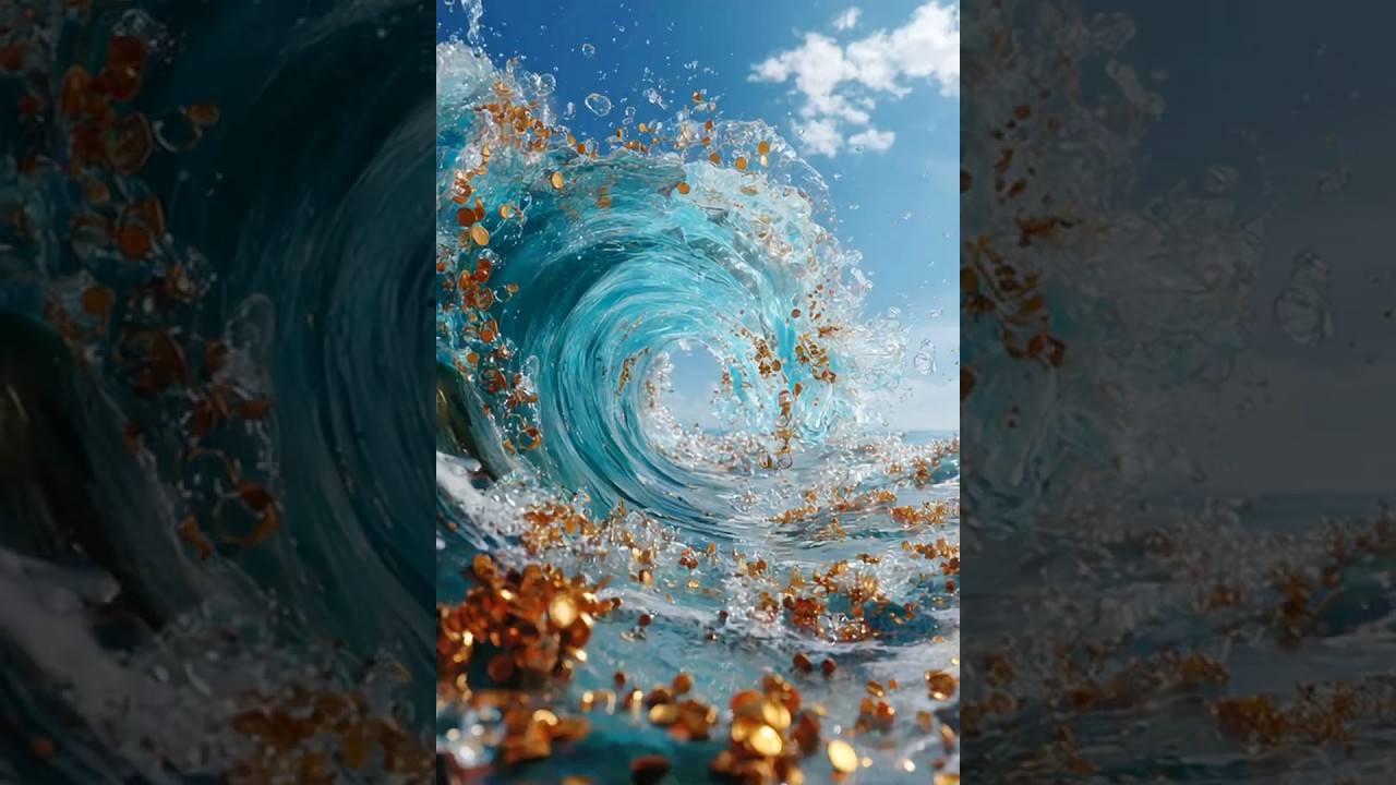 Wave of Gold 🌊🪙 (AI Art)