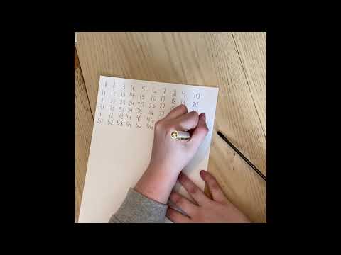 Building a Hundreds Chart with Mrs. Blanchette