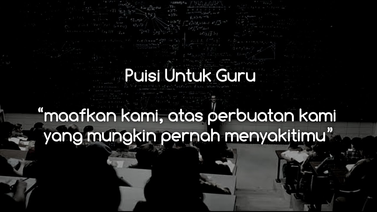 puisi hari guru menyentuh hati