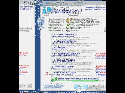 How to use Advanced WindowsCare Personal