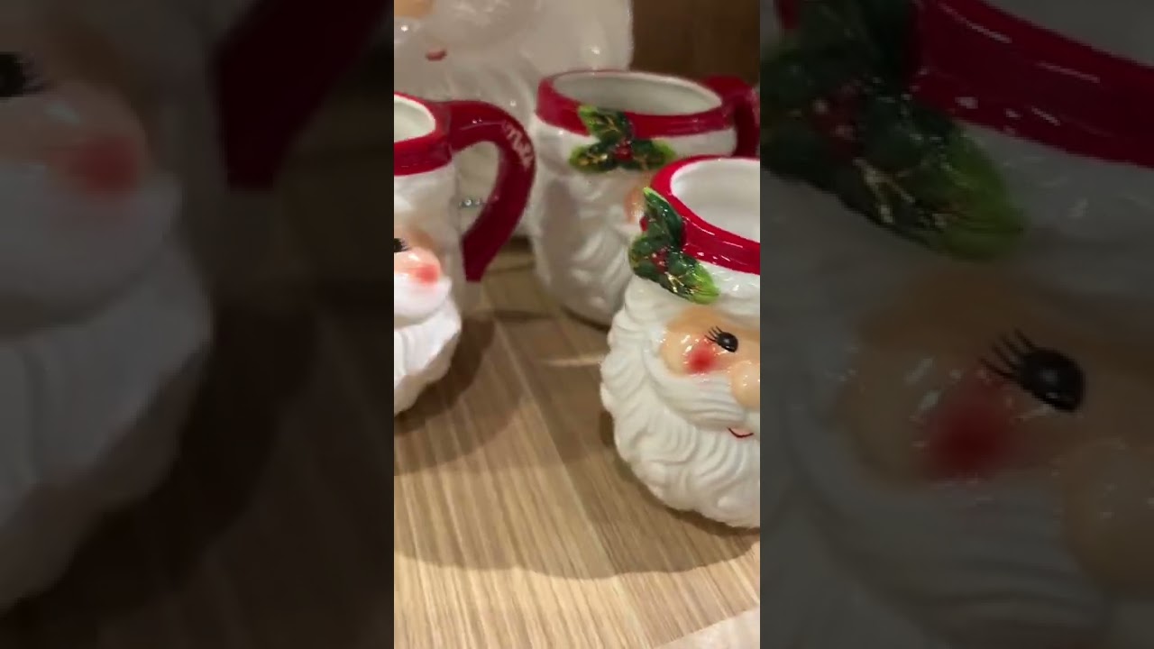 L🎅🏻VE These Santa Mugs~Like if You L❤️VE T🎅🏻🤍 #santa #christmas #shorts