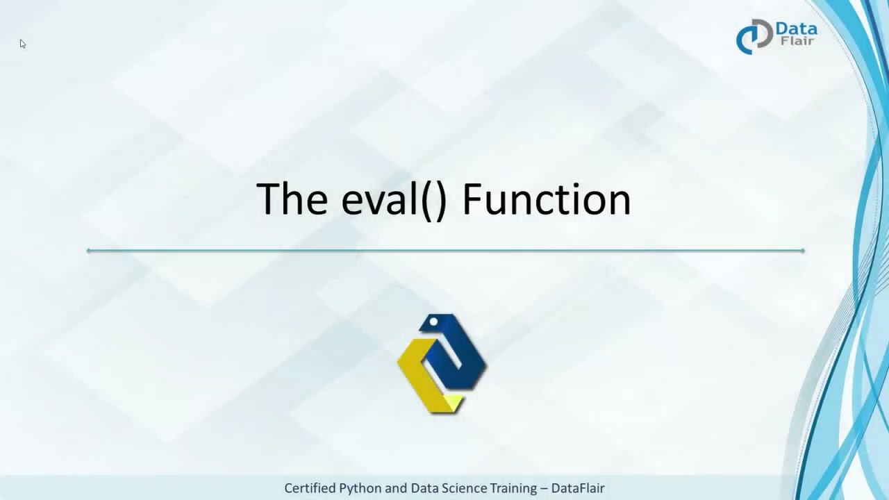 Python eval() Function