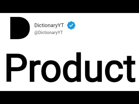 Product Meaning in English