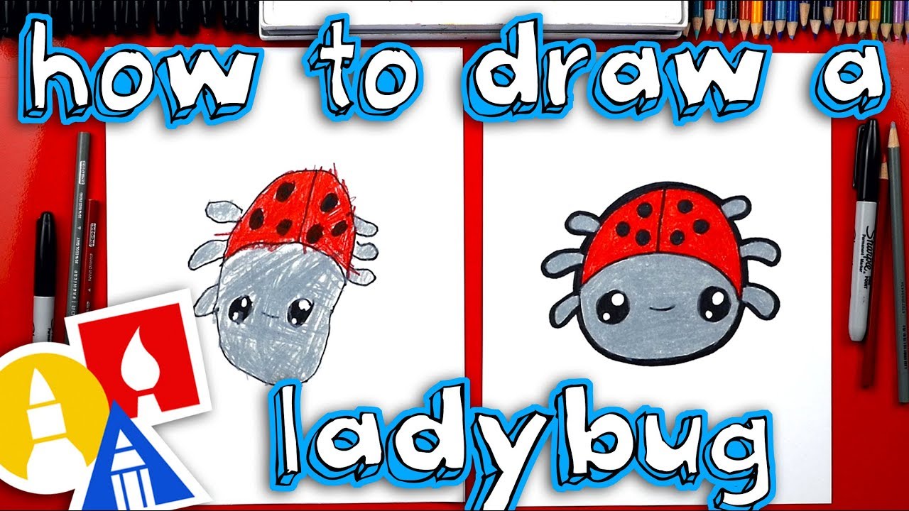 How To Draw A Cartoon Ladybug
