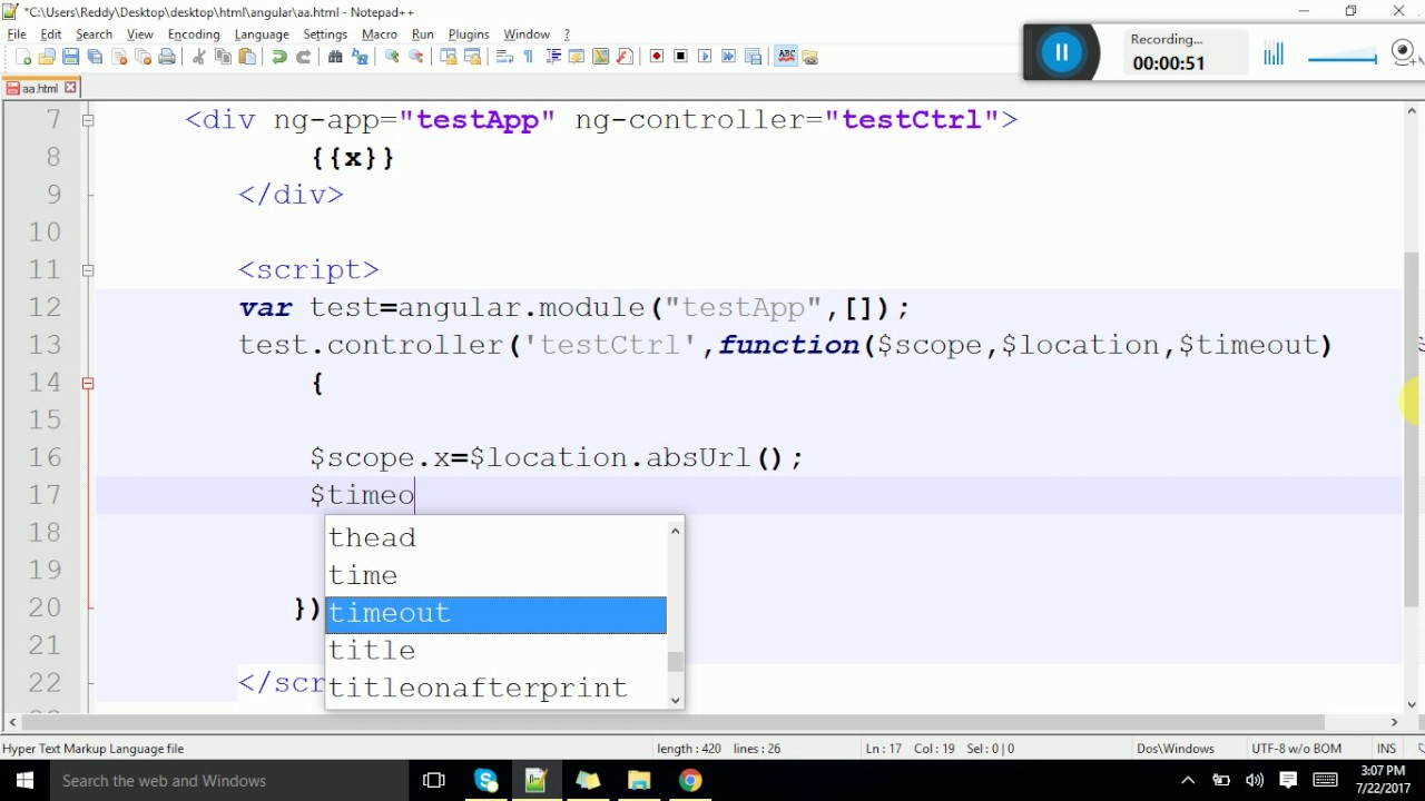 Timeout Service In Angular JS