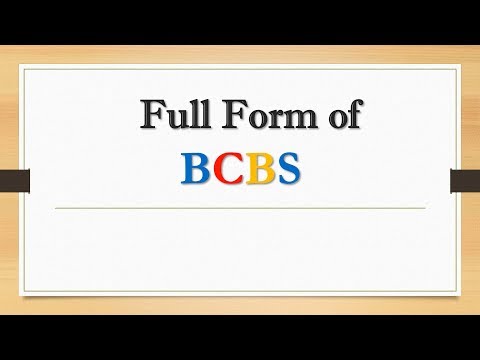Full Form of BCBS || Did You Know?