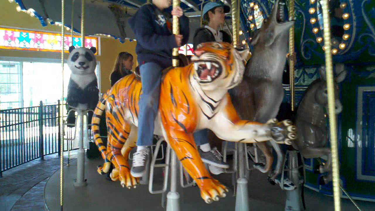Carousel at Turtle Back Zoo