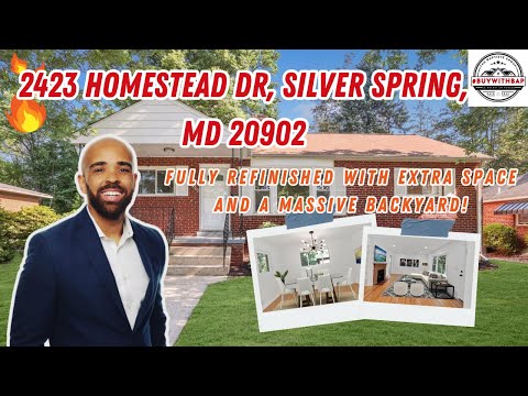 Renovated Single Family Home in Silver Spring Maryland: 2423 Homestead Dr, Silver Spring, MD 20902