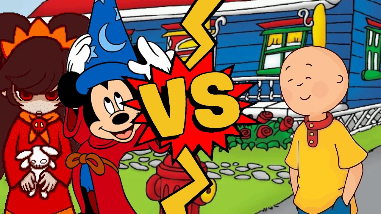 M.U.G.E.N Battles | Ashley/Mickey Mouse vs Caillou