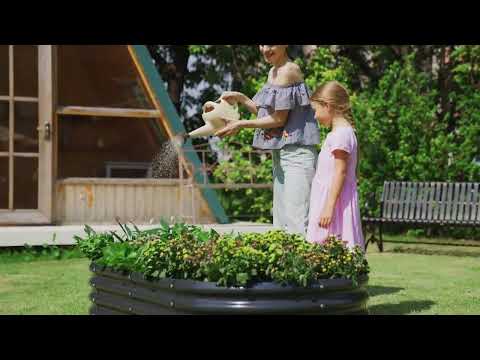 Land Guard Galvanized Raised Garden Bed Kit, Planter Garden Boxes Outdoor (30$) Link in description