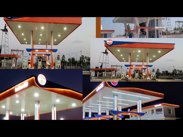 Petrol Pump Service - Iocl Pump Canopy With Fascia And Rvi Service ...