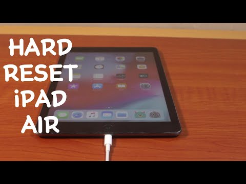 How to Hard Reset iPad Air