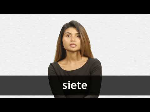 English Translation of “SIETE” | Collins Spanish-English Dictionary