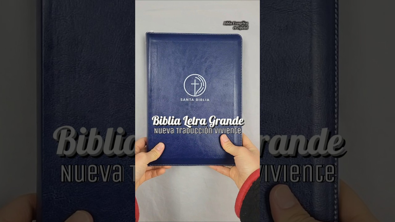 Biblia NTV con letra grande y un lenguaje fácil de entender para nuevos creyentes #shorts
