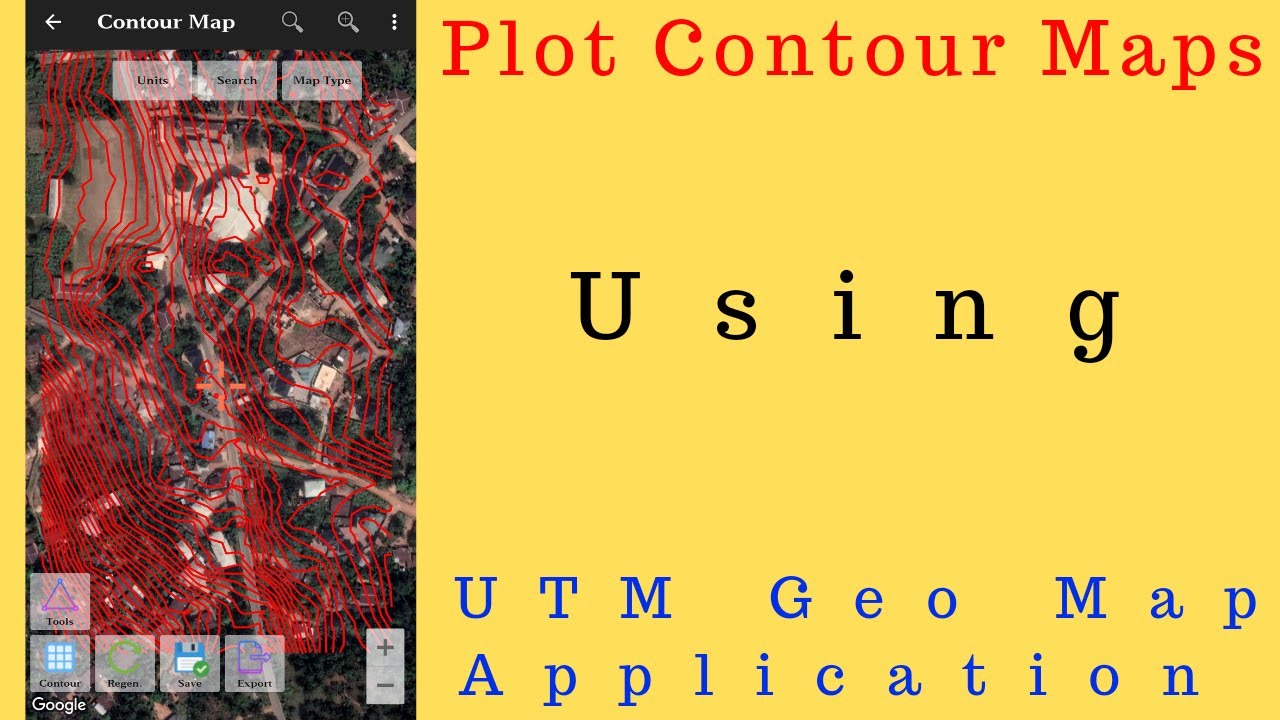 How to Create Contour Maps with UTM Geo Map