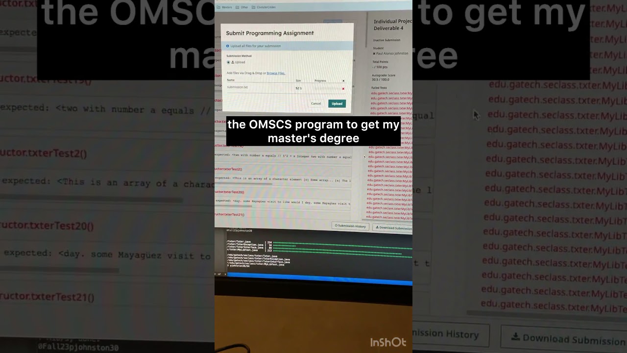 Last assignment for the OMSCS 😱🐝👨🏻‍🎓 #omscs