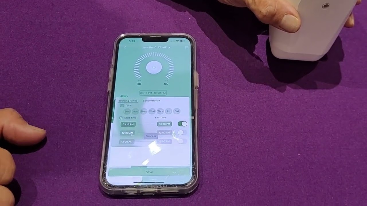 SMI Diamond Diffuser Setup