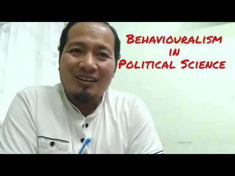 Lecture in Political Science: features of Behaviouralism as given by David Easton