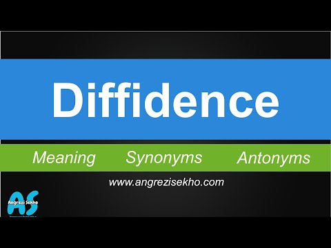 Diffidence Meaning in Urdu, How to Diffidence English, Diffidence Meaning in Hindi