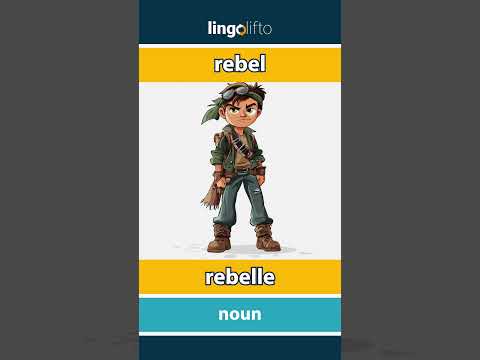 🇬🇧🇫🇷 rebel - rebelle : learn English : apprenons l'anglais : vocabulary builder