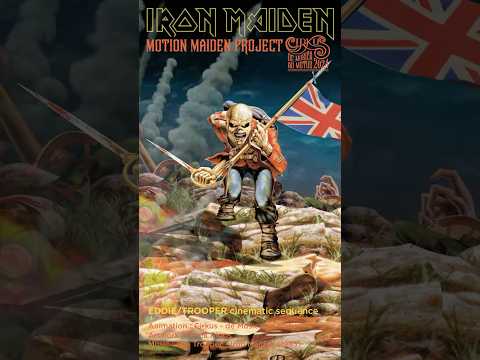 ❗MOTION MAIDEN❗ 🎬 Iron Maiden ''EDDIE/TROOPER SEQUENCE'' (Balaclava battle field)