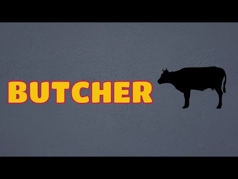What Does BUTCHER Means || Meanings And Definitions With Example in ENGLISH