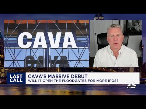 There's a real appetite for growth stocks, says FirstMark's Rick Heitzman on CAVA's IPO