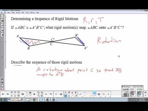 3 - 6 Determining a Sequence of Rigid Motions