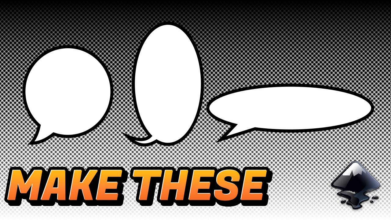 How to Create a Speech Bubble in Inkscape using Path Effects (Tutorial)