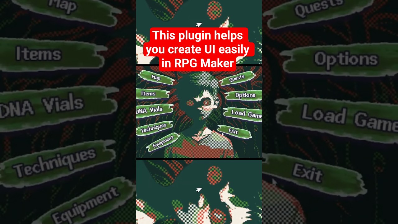 This plugin HEAVILY upgraded the ability to make UI for RPG Maker #gamedev #rpgmaker #videogames
