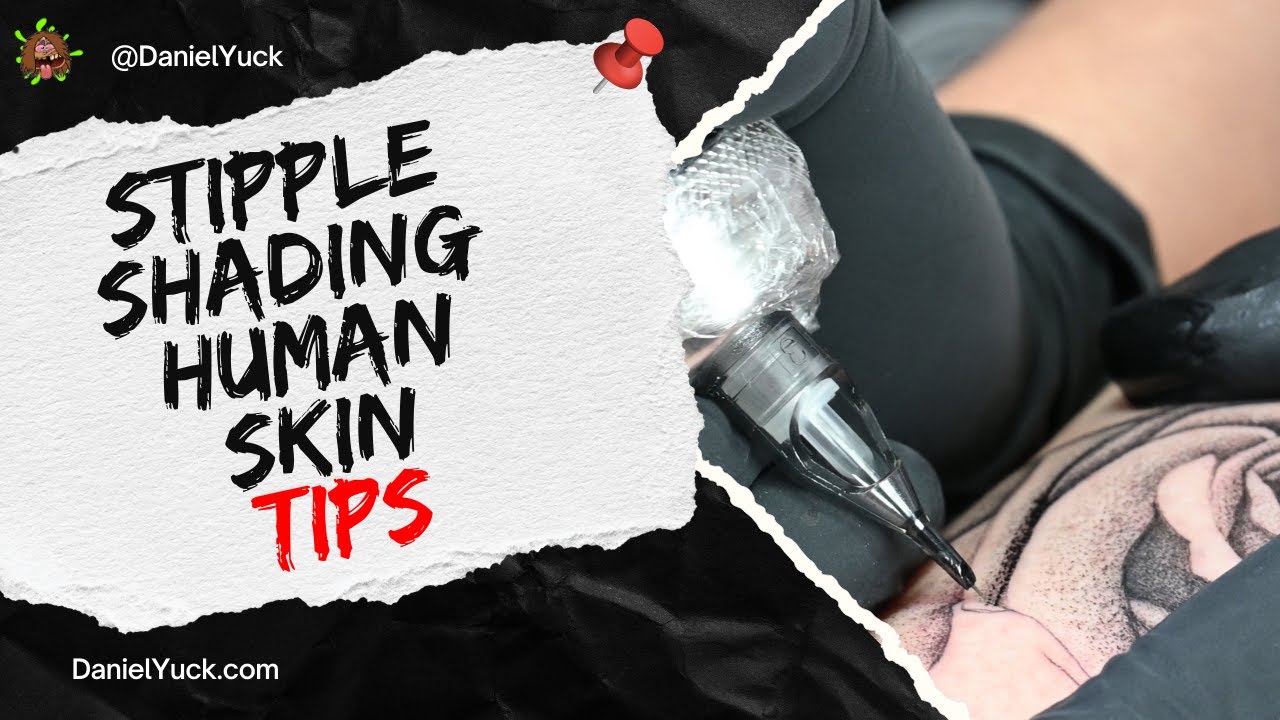 Stipple Shading On Human Skin Tips