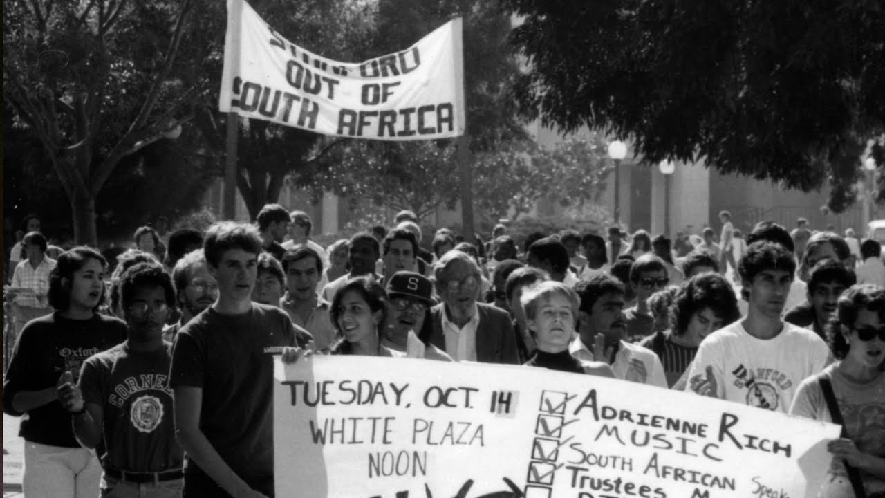 Anti-Apartheid Protests at Stanford