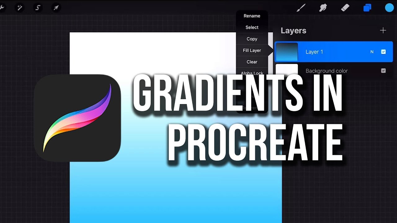 3 Ways to Make Gradients in Procreate!