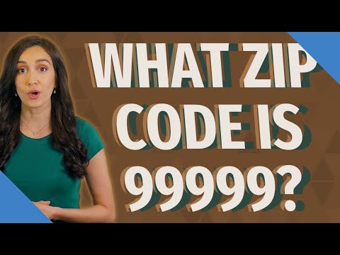 What zip code is 99999?