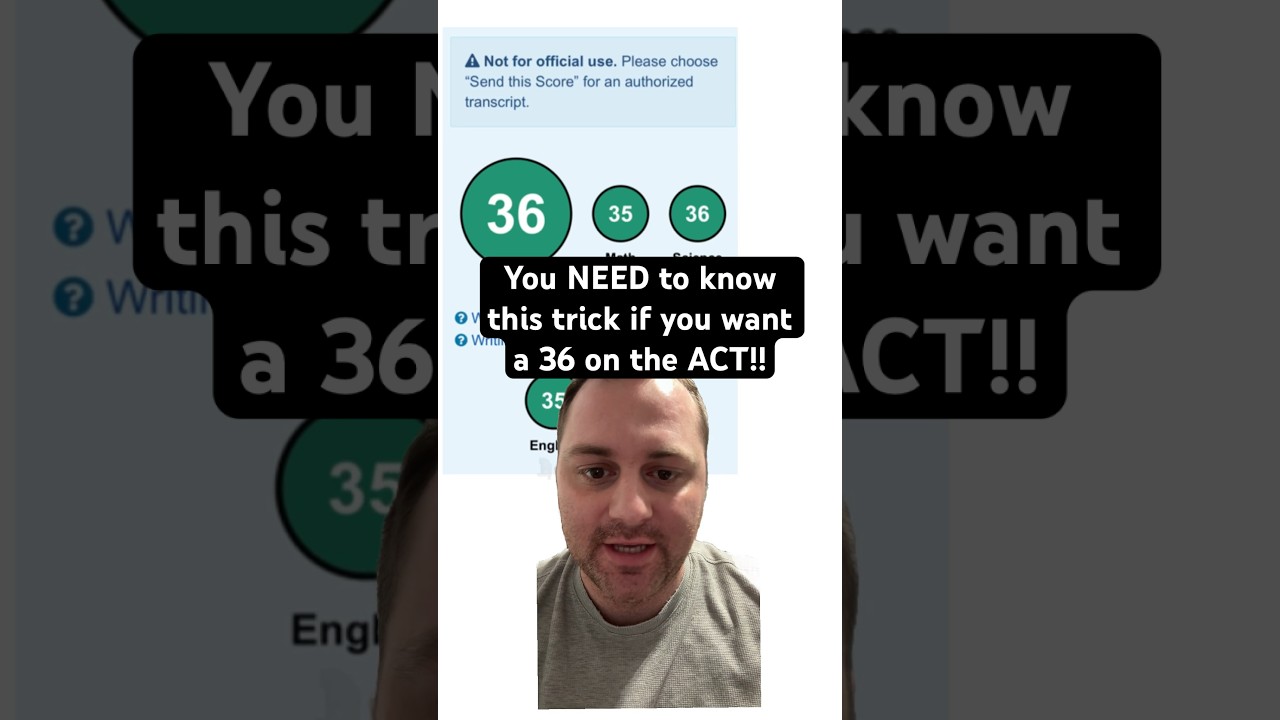 ACT English is really easy to drive to a 36 if you know the test patterns! #actenglish #actprep