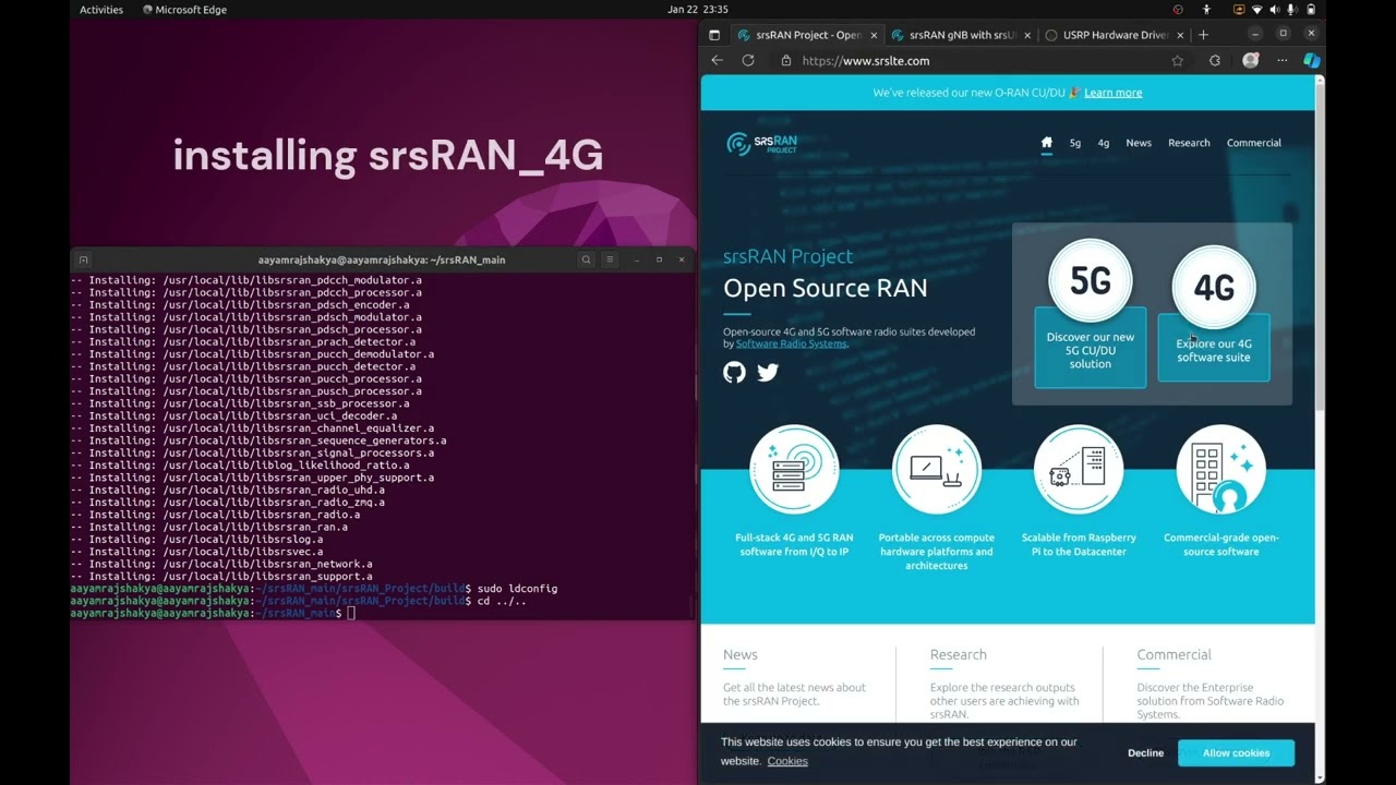 srsRAN Project 5G Installation Guide (ZMQ)