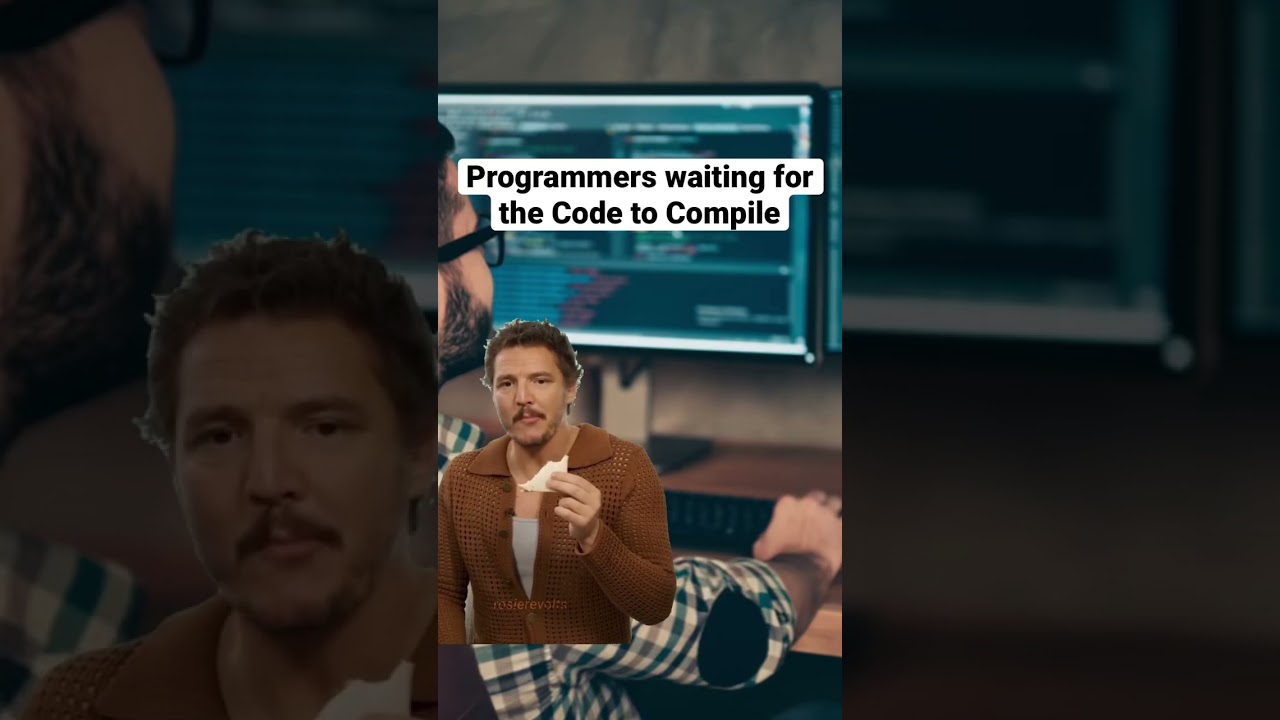 Compiling the Code sometimes take ages! #programming #programmingmemes #reels #iot