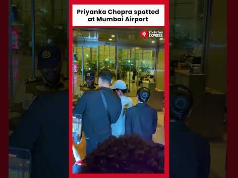 Priyanka Chopra spotted at Mumbai Airport