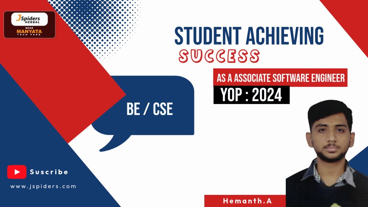 🌟 **Watch Hemanth's Inspiring Journey to Becoming an Associate Software Engineer!** 🚀