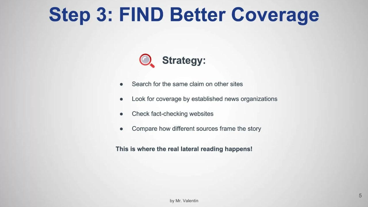 L3 How Is Lateral Reading Done: the SIFT method