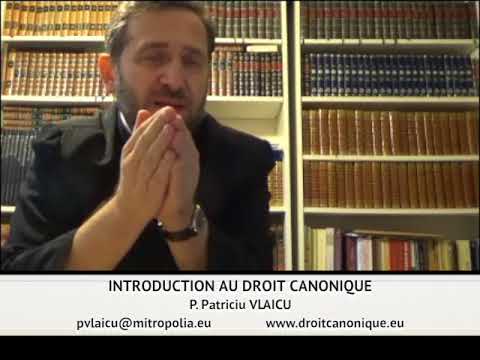 INTRODUCTION AU DROIT CANONIQUE P I