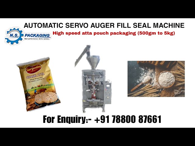 Automatic Flour Packing Machine - 1000 Pouch/hour Automatic Flour ...